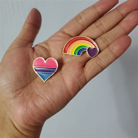 Lgbtq Pride Pinspride Enamel Pinsrainbow Progress Pride Pinpride