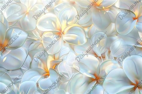Bunga Vanilla Flowers Background
