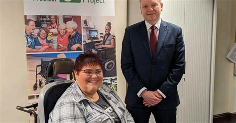 Torfaen Mp Nick Thomas Symonds Visits Disability Advice Project Friday