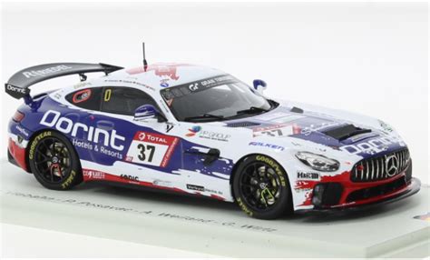 Miniature Mercedes AMG GT 1 43 Spark 4 No 37 Schnitzelalm Racing 24h