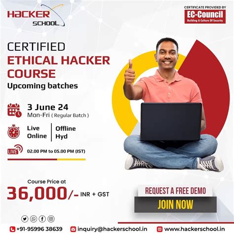 certified ethical hacker course upcoming batches hacker school a