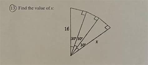Solved Find The Value Of X Chegg Com