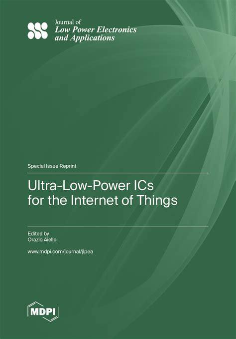 Ultra Low Power Ics For The Internet Of Things Mdpi Books