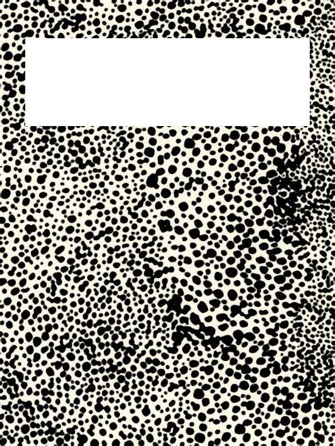 Goodnotes Binder Cover With Abstract Black And White Dots