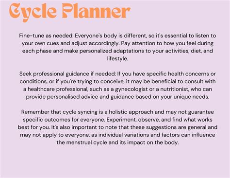 Digital Menstrual Cycle Planner For Tracking And Empowering Your Cycle