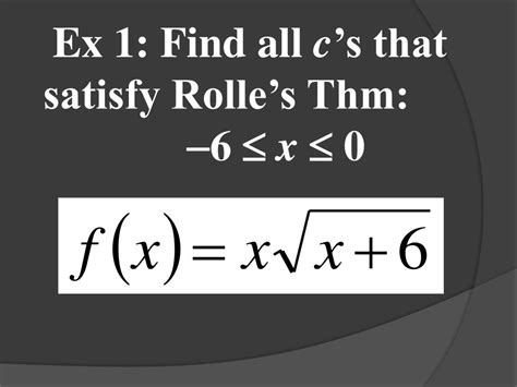 Ppt 42 Mean Value Thm Powerpoint Presentation Free Download Id