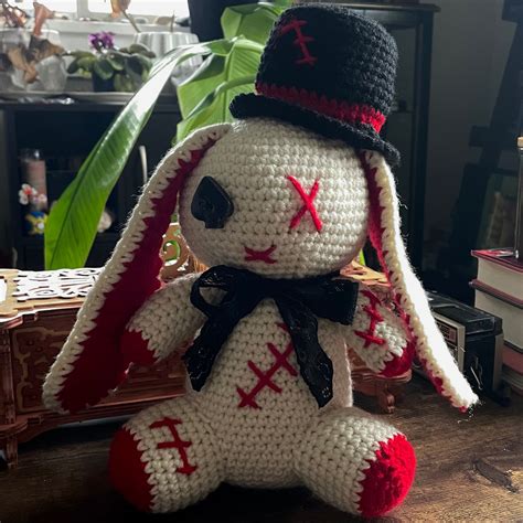 Top Hat Bunny Plush Knottywonderland