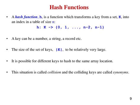 ppt introduction to hashing and hashing techniques powerpoint