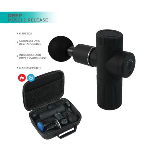 Relax And Restore Massage Gun With Heating And Cooling Tbox
