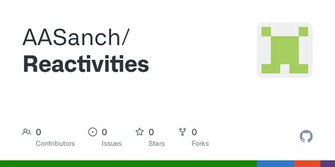 GitHub AASanch Reactivities