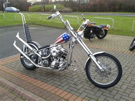 A Fans Captain America Chopper Easy Rider Bikes Chopper Motorcycle