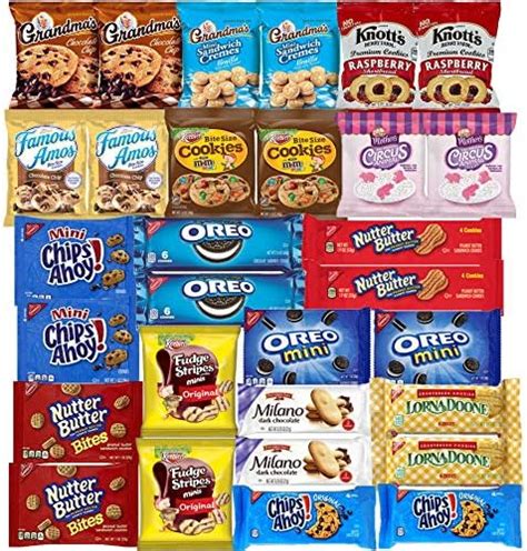 Cookies Individually Wrapped Variety Pack Cookies Bulk