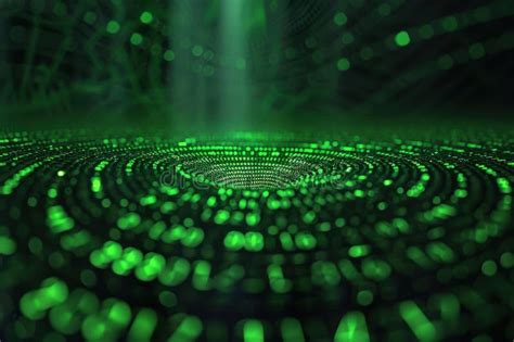 digital binary coding on network futuristic technology background