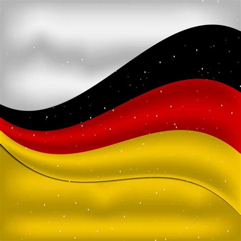 Diseño de la bandera del día de la independencia de alemania del 3 de