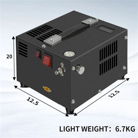 Tuxing 4500Psi 300Bar Hordozható 12 V -Os Pcp Légkompresszor ...