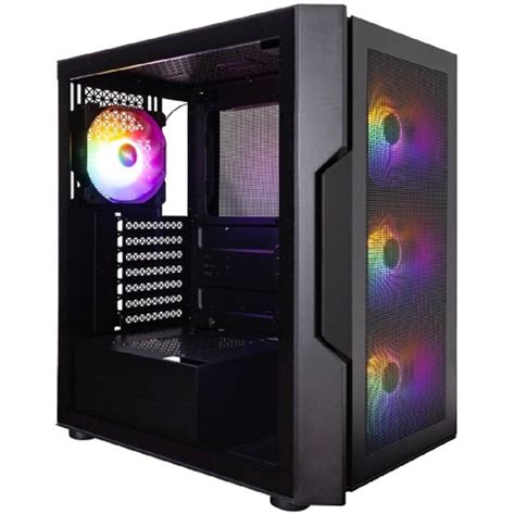 1STPLAYER TRILOBITE T7-P Black - ATX - 4x120mm LED fans - T7-P-BK-4F1 ...