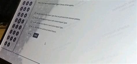 What Is True About Custom Report Types Choose All That Applies You Can