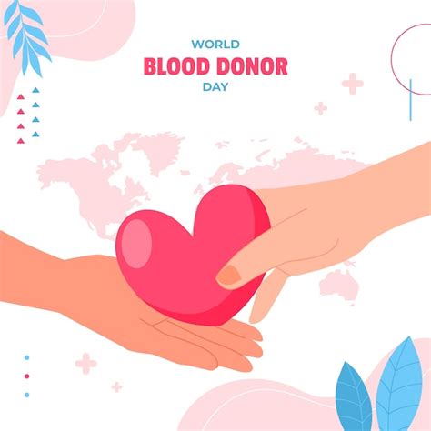 Premium Vector Flat Illustration For World Blood Donor Day