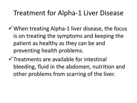 Alpha 1 Antitrypsin Deficiency Pptx
