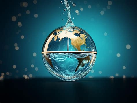 Día Mundial Del Agua Foto Premium