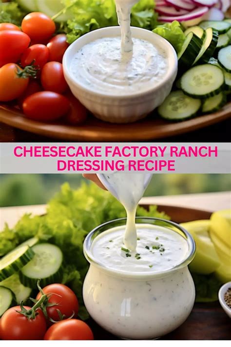 Cheesecake Factory Ranch Dressing Recipe