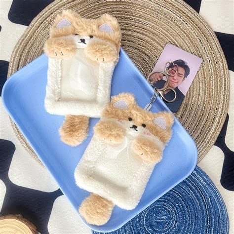 Coreano 3 Polegada Fofo Photocard Titular Cartão De Pelúcia Kpop Ídolo