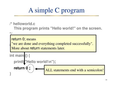 PPT A Simple C Program PowerPoint Presentation Free Download ID 391874