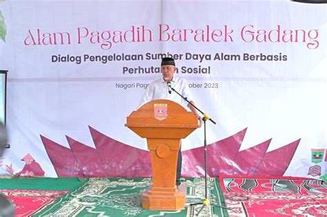 Mahyeldi Instruksikan Sejumlah OPD Dukung Program Perhutanan Sosial Di Sumbar Padang Media