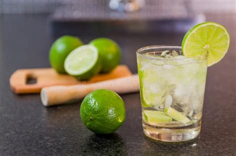Caipirinha Traditional Brazilian Alcoholic Drink Typical Drink Made