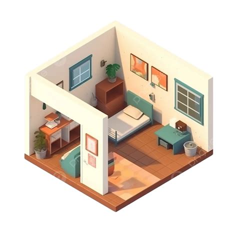 3d 방 모델 황갈색 바닥 입체 방 입체적인 룸 모델 Png 일러스트 및 이미지 에 대한 무료 다운로드 Pngtree