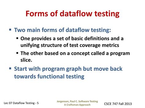 csce 747 software testing and quality assurance ppt download