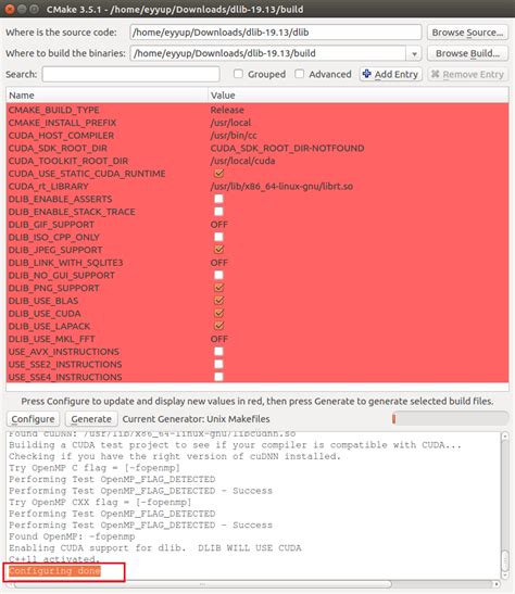 Yapay Zeka Labs Dlib C Kütüphanesinin Ubuntu için cuDNN Konfigurasyonu ile Kurulumu