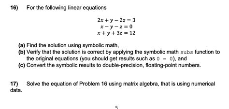 solved 14 create the following symbolic expressions a