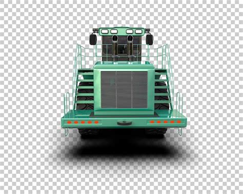 Premium Psd Bulldozer Isolated On Background 3d Rendering Illustration