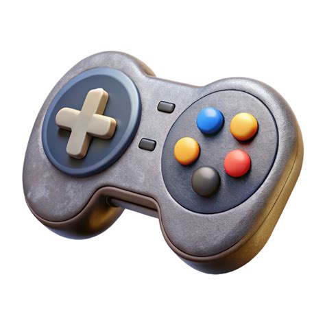 Impressive Abstract Retro Game Controller Cutout With Directional Pad Professional 57856169 Png