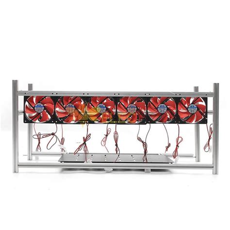 Elecbee GPU DIY Mining Case Miner Mining Frame Case Mining Rig Frame