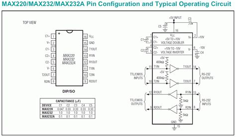 Rs232 Why Does The Max3232 Have Two Inputs And Two Outputs 44 Off
