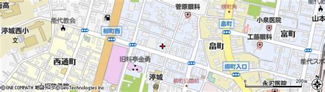 秋田県能代市柳町の地図 住所一覧検索｜地図マピオン