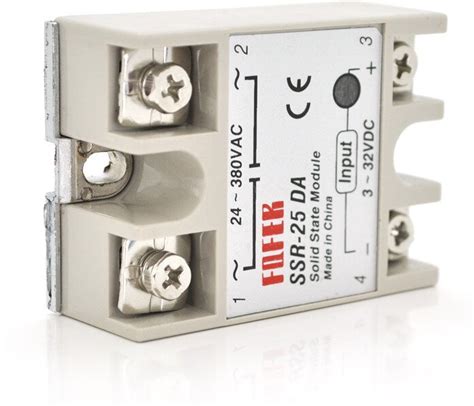 Реле напряжения Voltronic Fqfer Ssr 25da твердотельное Фотос
