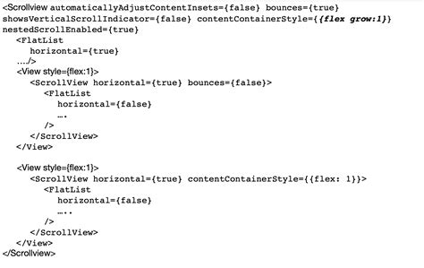 Horizontal Flatlist Working On Android But Not Working On Ios · Issue