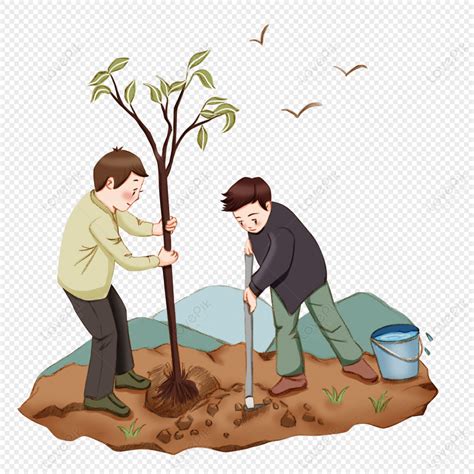 Planting Mga Puno Larawan Numero Ng Graphics Format N