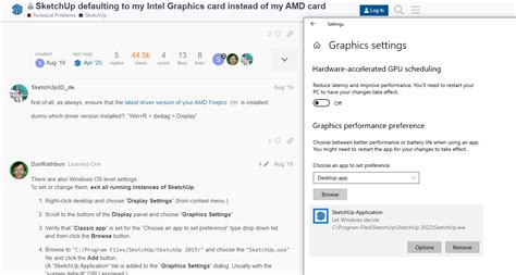 Multiple Graphics Card Settings Pro Sketchup Community