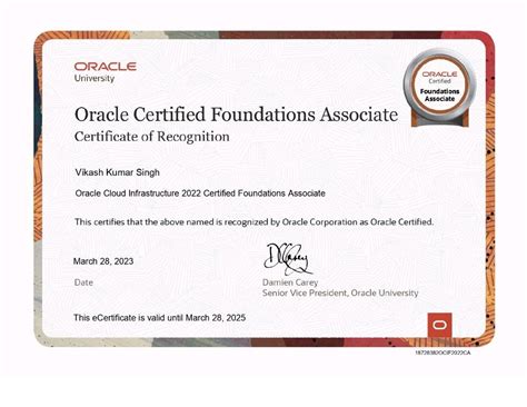 Vikash Kumar Singh On Linkedin Oraclecloudinfrastructure