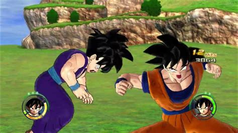 Dragon Ball Raging Blast 2 Teen Gohan Vs Goku Youtube