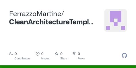 GitHub FerrazzoMartine CleanArchitectureTemplate Sample