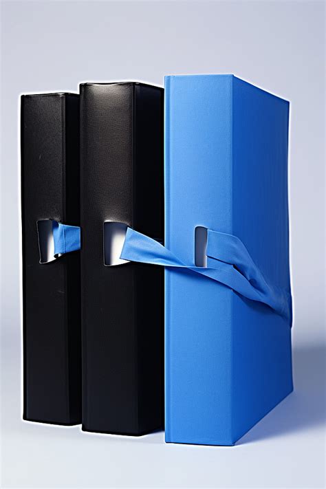 Three Black Binder Binders Sit Side Background Wallpaper Image For Free