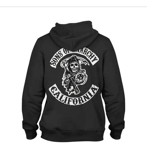 Moletom Canguru Samcro Sons Of Anarchy Agasalho Promoção MercadoLivre