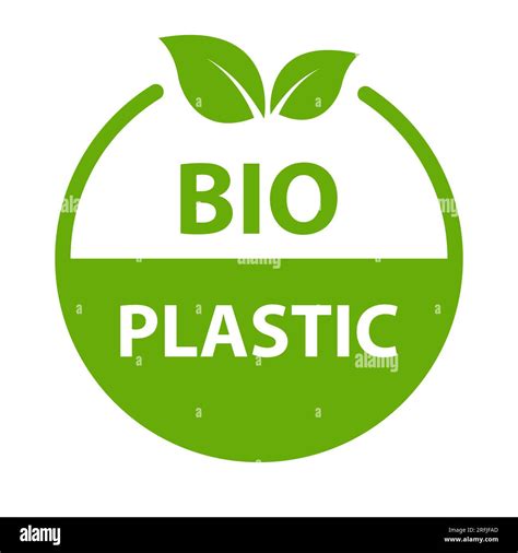 Biodegradable Plastic Icon Vector Plant Eco Friendly Compostable