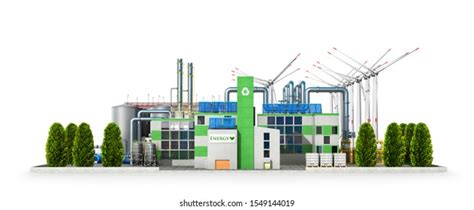 Modern Factory With Trees Images Stock Photos Vectors Shutterstock