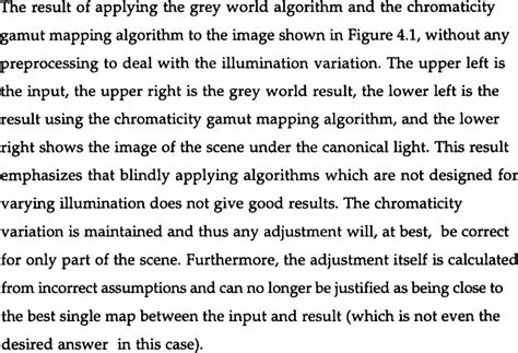6 The Result Of Applying The Grey World Algorithm And The Chromaticity